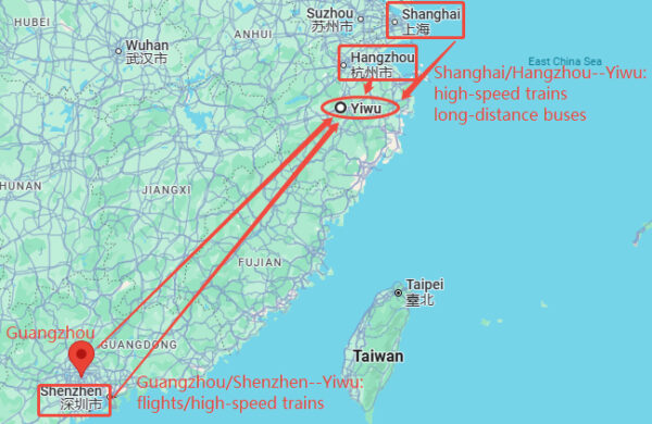 How to Reach Yiwu China: By Air, Train, Bus.
