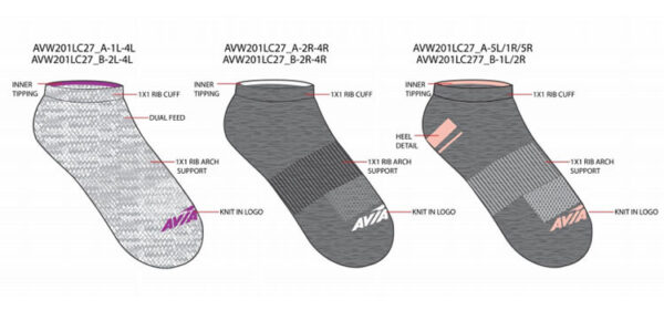 Standard Sock Design Template for All Types of Sock (Free Download)