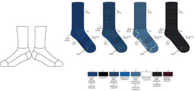 Standard Sock Design Template for All Types of Sock (Free Download)