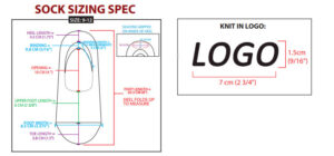 Standard Sock Design Template for All Types of Sock (Free Download)