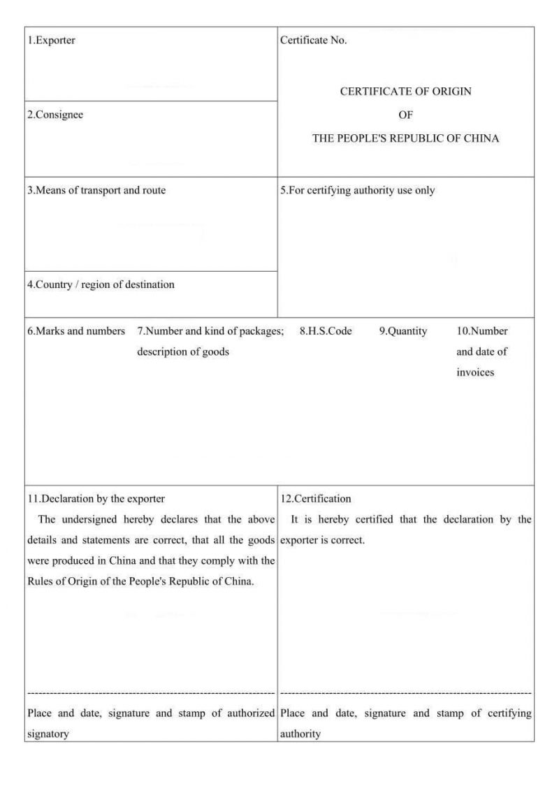 What is Certificate of Origin? Meaning, Issue Authority (With Templates)